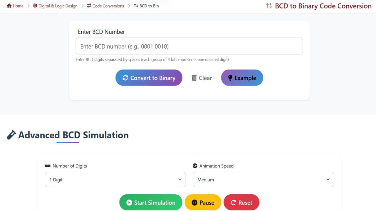 BCD to Binary Code Converter | Digital & Logic Design