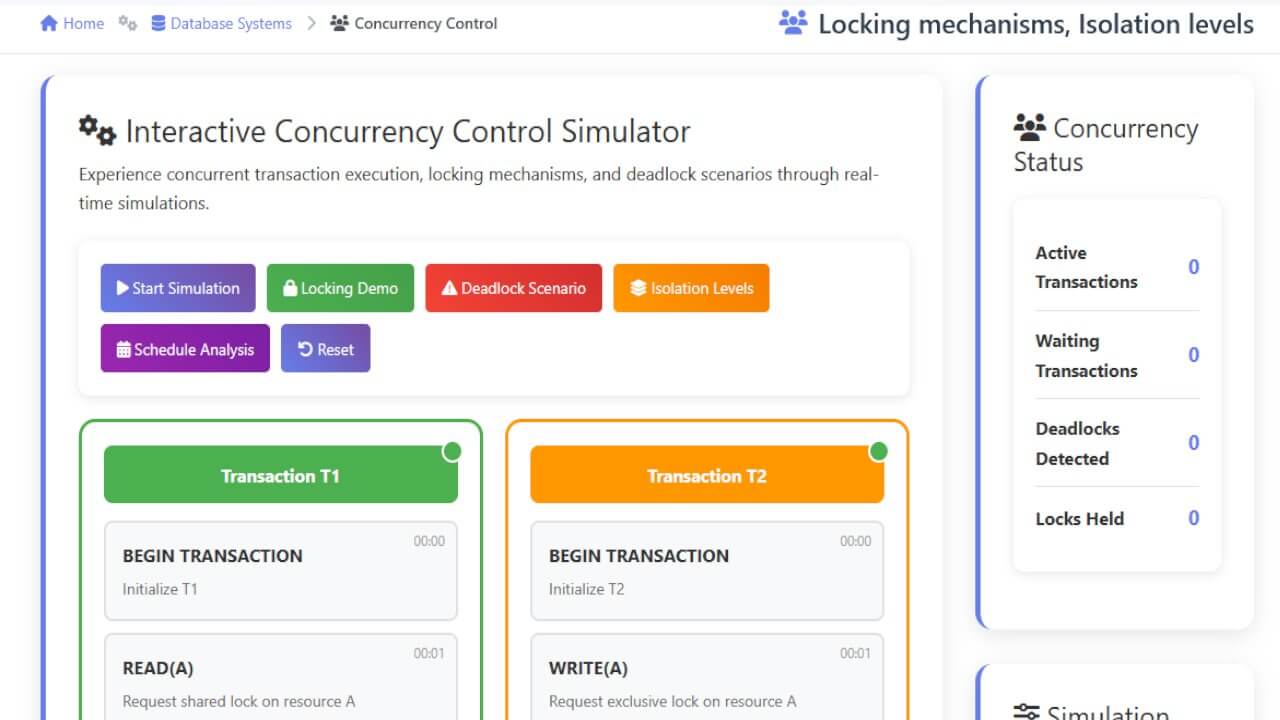 Concurrency Control -Transaction Management|Database Systems